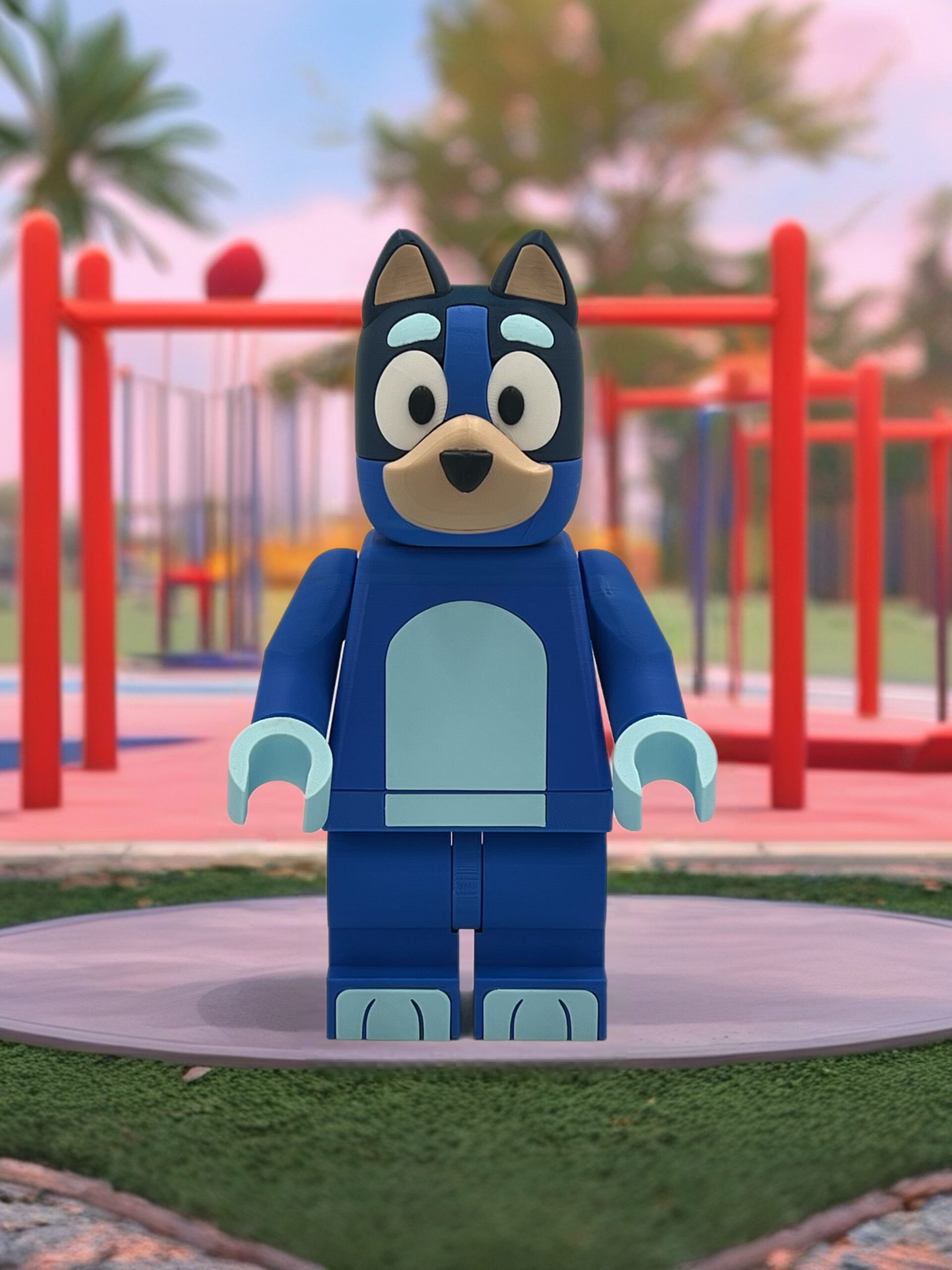 Bluey 9″ Brick Figure – Cool3dPrints.co.uk